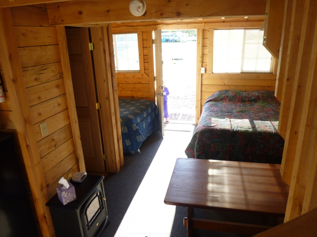 Inside Downstairs of Mt. Iliamna Deluxe Cabin | J&J Smart Charters